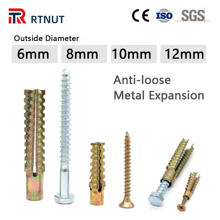 Metal Anchor Bolt Expansion Pipe Tube Self Tapping Screw Drilling ...