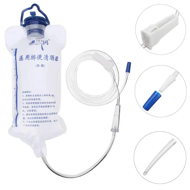 Reusable Enema Bag Colonic Irrigation Cleansing Kit Medical Cleaner For ...