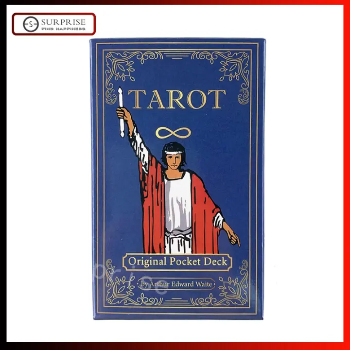78 Sheets English Version Original Pocket Tarot Cards | Lazada.co.th