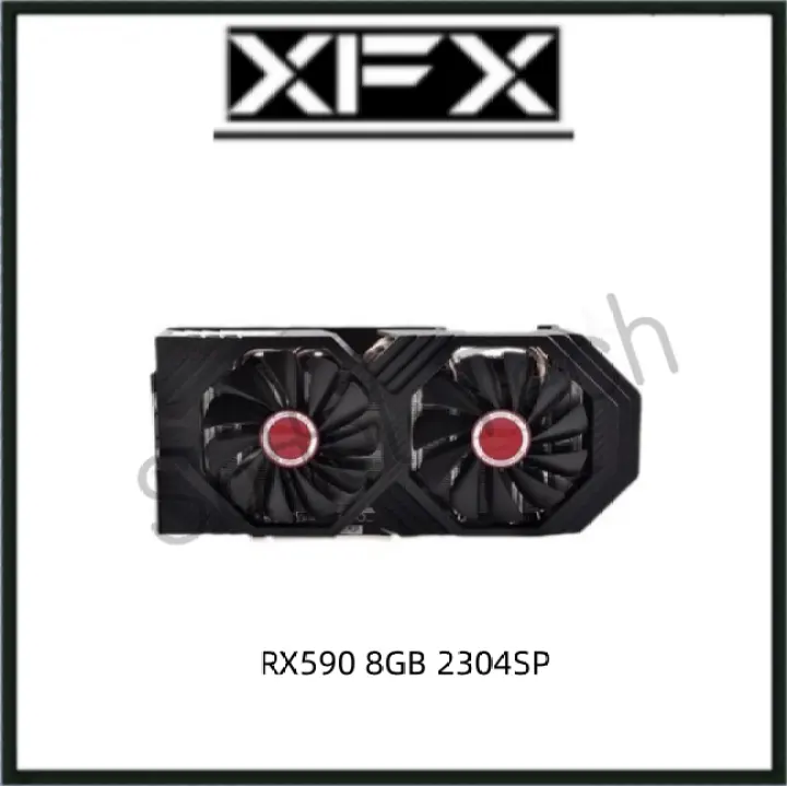 USED XFX RX590GME 8GB 2304SP 1420MHz DDR5 RX 590 GMR Gaming Graphics Card | Lazada.co.th
