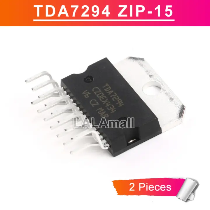 2ชิ้น TDA7294 ZIP15 TDA 7294 TDA7294V ZIP-15 100V/100W ชิปเครื่องขยายเสียง IC ใหม่ต้นฉบับ ...