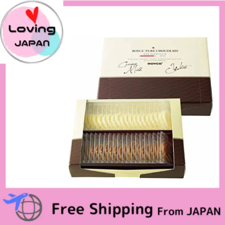 Royce Pure Chocolate [Creamy Milk & White] 20 pieces (x 2) Directly ...